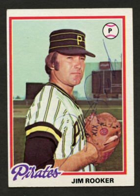 Jim Rooker #308 signed autograph auto 1978 Topps Baseball Trading Card ...