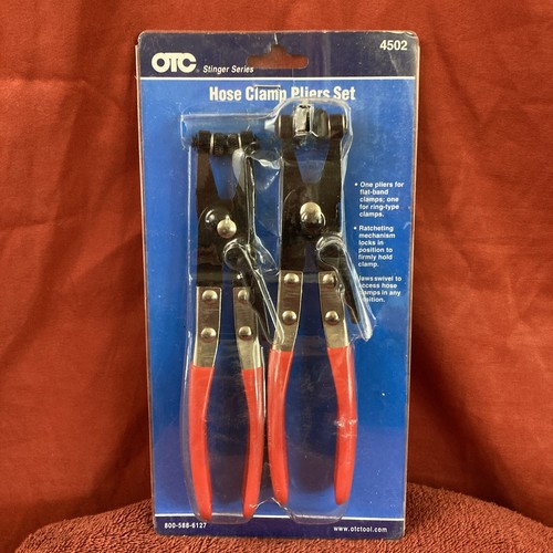 NEW - OTC 4502 - 2-Piece Hose Clamp Pliers Set - Stinger Series | eBay