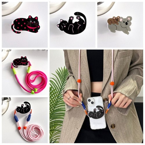 Mobile Phone Hanging Rope Crossbody Phone Back Clip Chain Cartoon ...