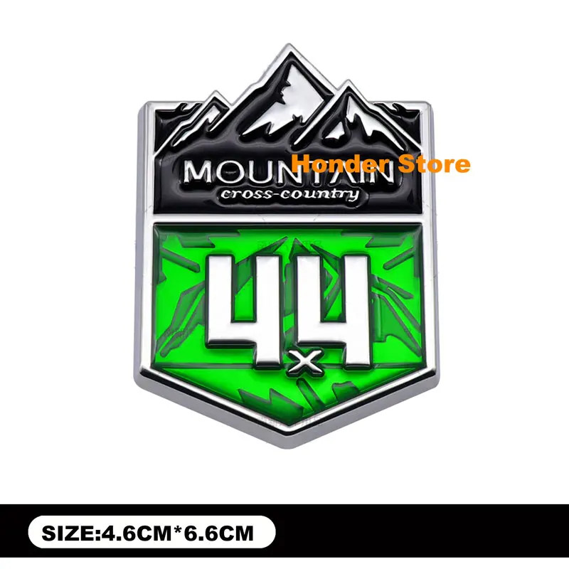 4X4 Cross-country Emblem Metal Stickers SUV Car Body Badge For Jeep ...