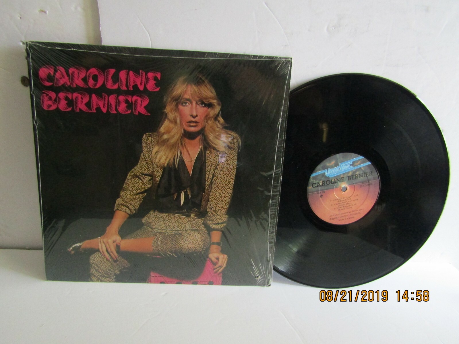 1-LP-CAROLINE BERNIER-SELF TITLED-ULP-28 UNIDISC-SHRINK-1981-FUNK-SOUL ...