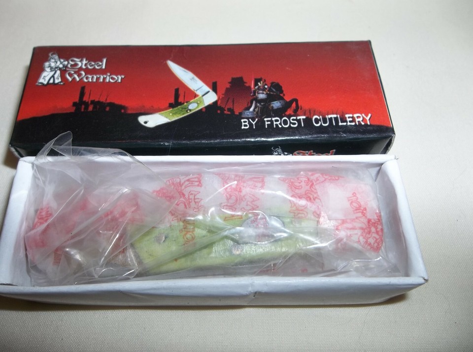 NEW IN BOX FROST CUTLERY STEEL WARRIOR POCKET KNIFE SW-102 KLJ | eBay