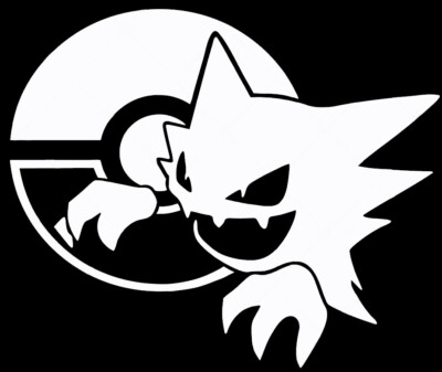 POKEMON - HAUNTER VINYL STICKER DECAL CAR WINDOW | eBay Australia