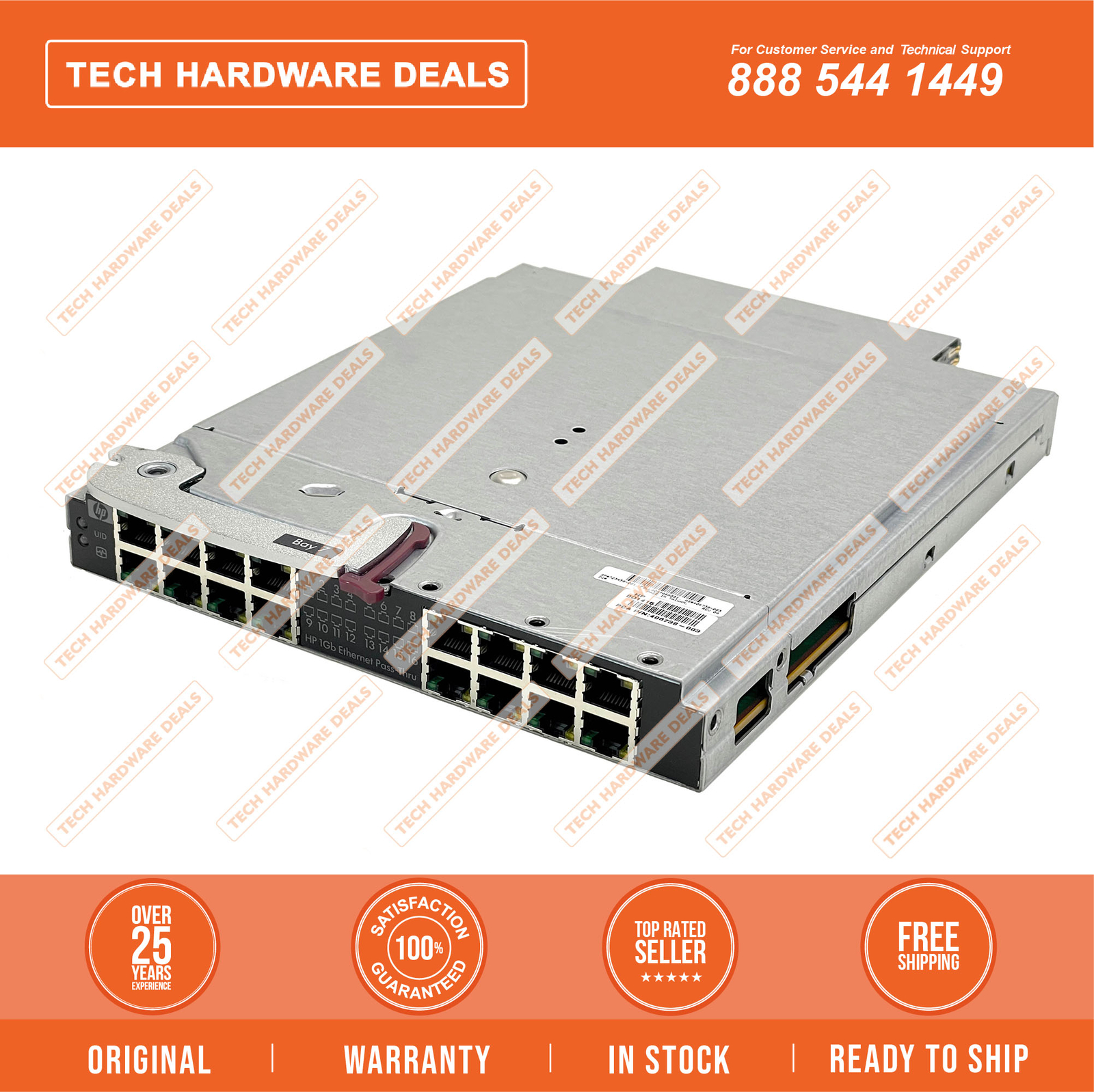 406740-B21 NEW BULK HP 1 GB ETHERNET PASS-THRU MODULE | eBay