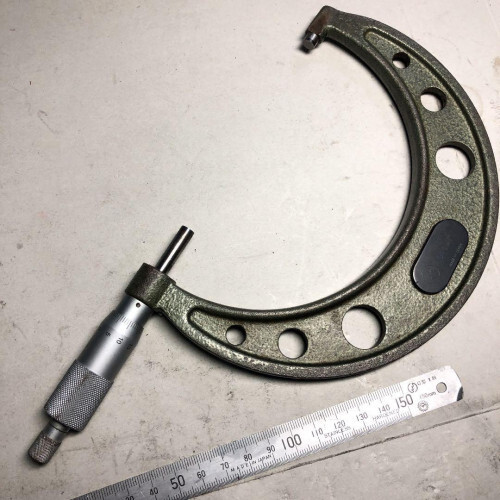 Mitutoyo Outside Micrometer 100-125mm Measuring Instrument Limited From ...