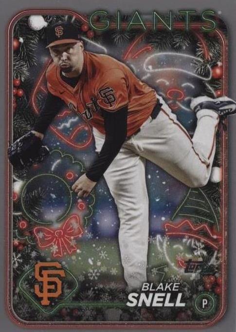 2024 Topps Holiday - Blake Snell #H21 Silver Glitter for sale online | eBay