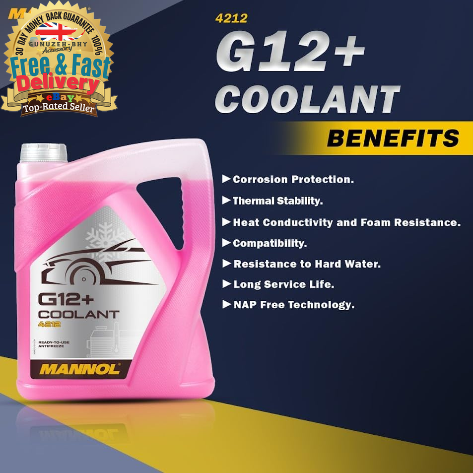 5L Antifreeze Coolant for Car VW-Audi-Seat-Skoda G12, G12+, G12++, G13 ...