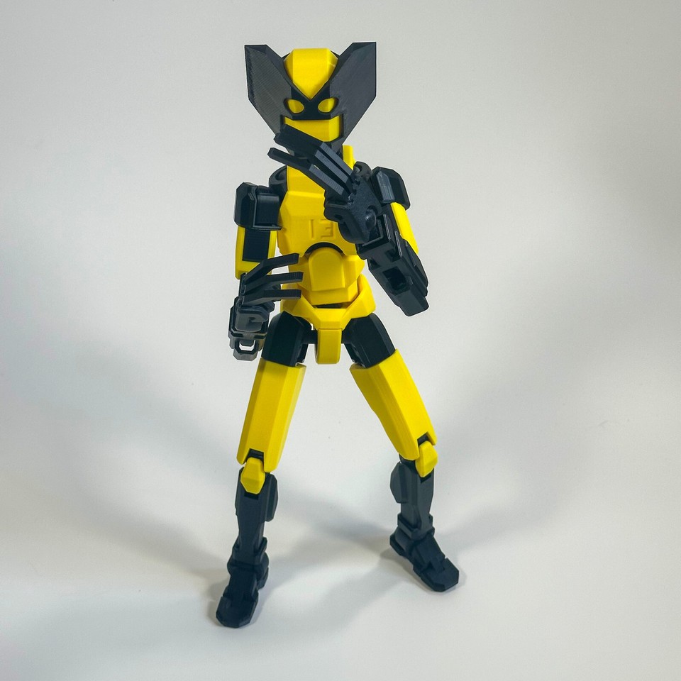 Deadpool & Wolverine Dummy 13 Posable Articulated 3D Printed Action ...