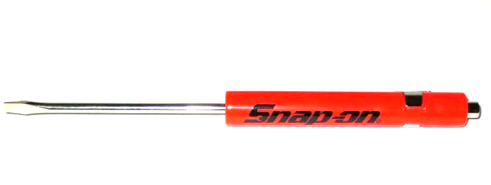 6 SNAP ON TOOLS Pocket Screwdriver, Flat Tip Screwdrivers, MIXED Magnet ...