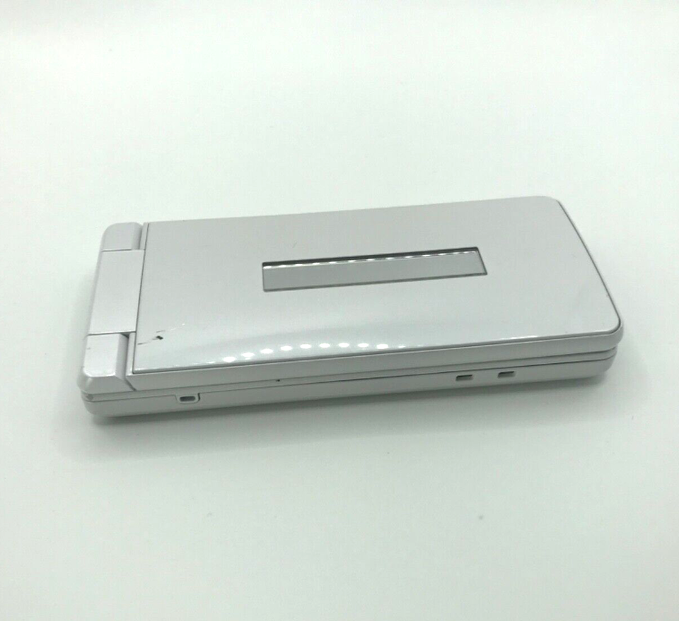 SHARP AQUOS Keitai 3 flip phone 805SH 806SH Softbank Unlocked White SIM ...