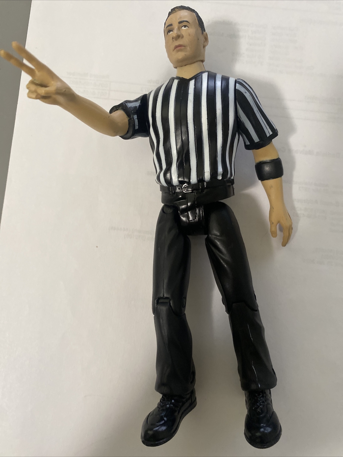 2013 Earl Hebner Talking Counting Referee Action Figure WWE WORKS | eBay