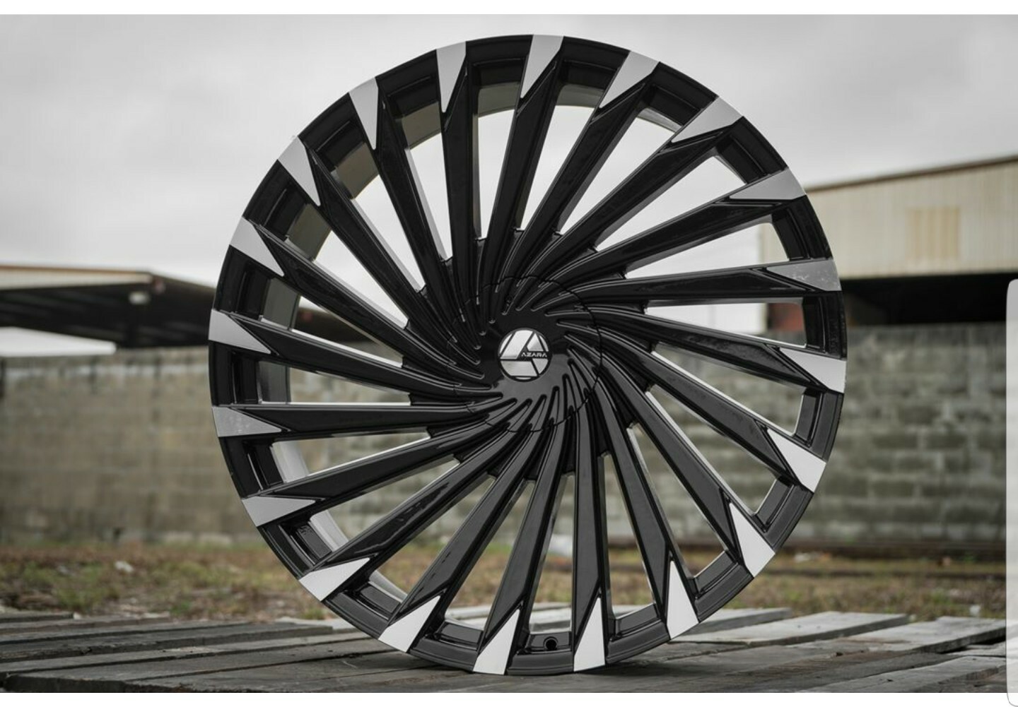 30" Inch Black Machined Azara 501 BLANKS +15 Wheels Rims Machine 28 32 ...