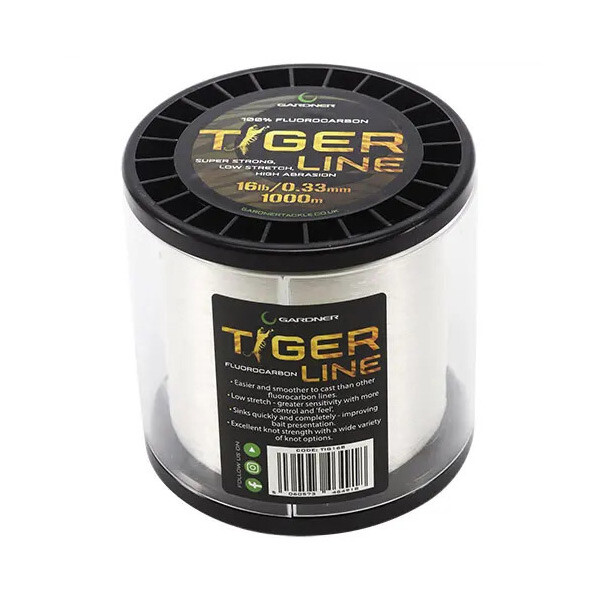 Gardner Tackle Tiger Line Fluorocarbon Mainline - Carp Barbel Coarse ...