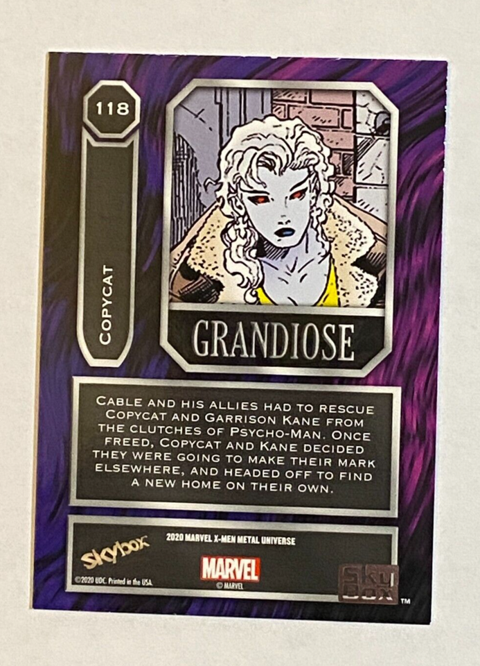2020 Metal Universe Grandiose Purple #118 Copycat | eBay