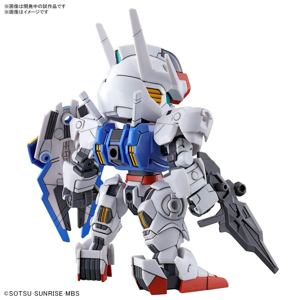 MINT SD Gundam EX Standard Gundam Witch of Mercury Gundam Aerial Color ...