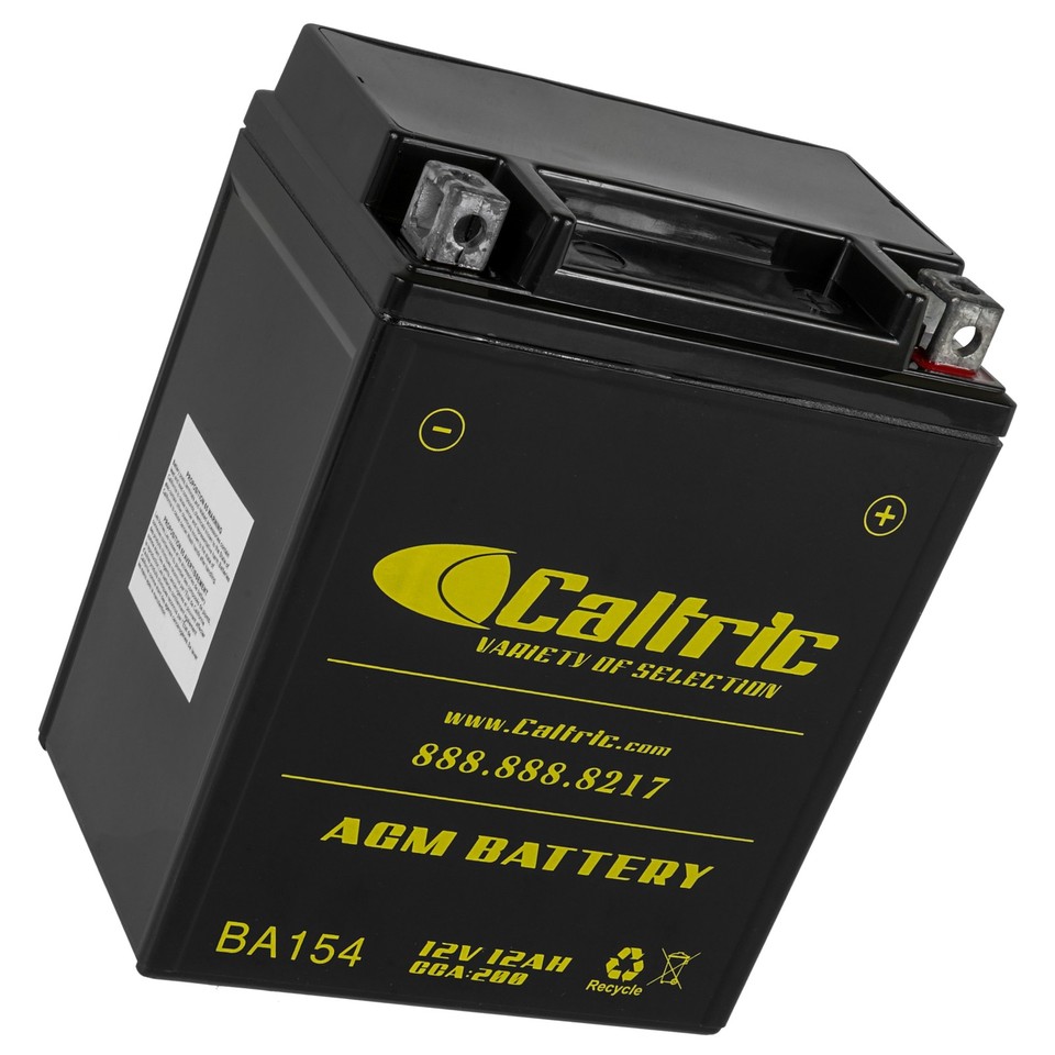 Caltric AGM Battery for Kawasaki KL650A KL650B KE650E KLR650 1987-2018 ...