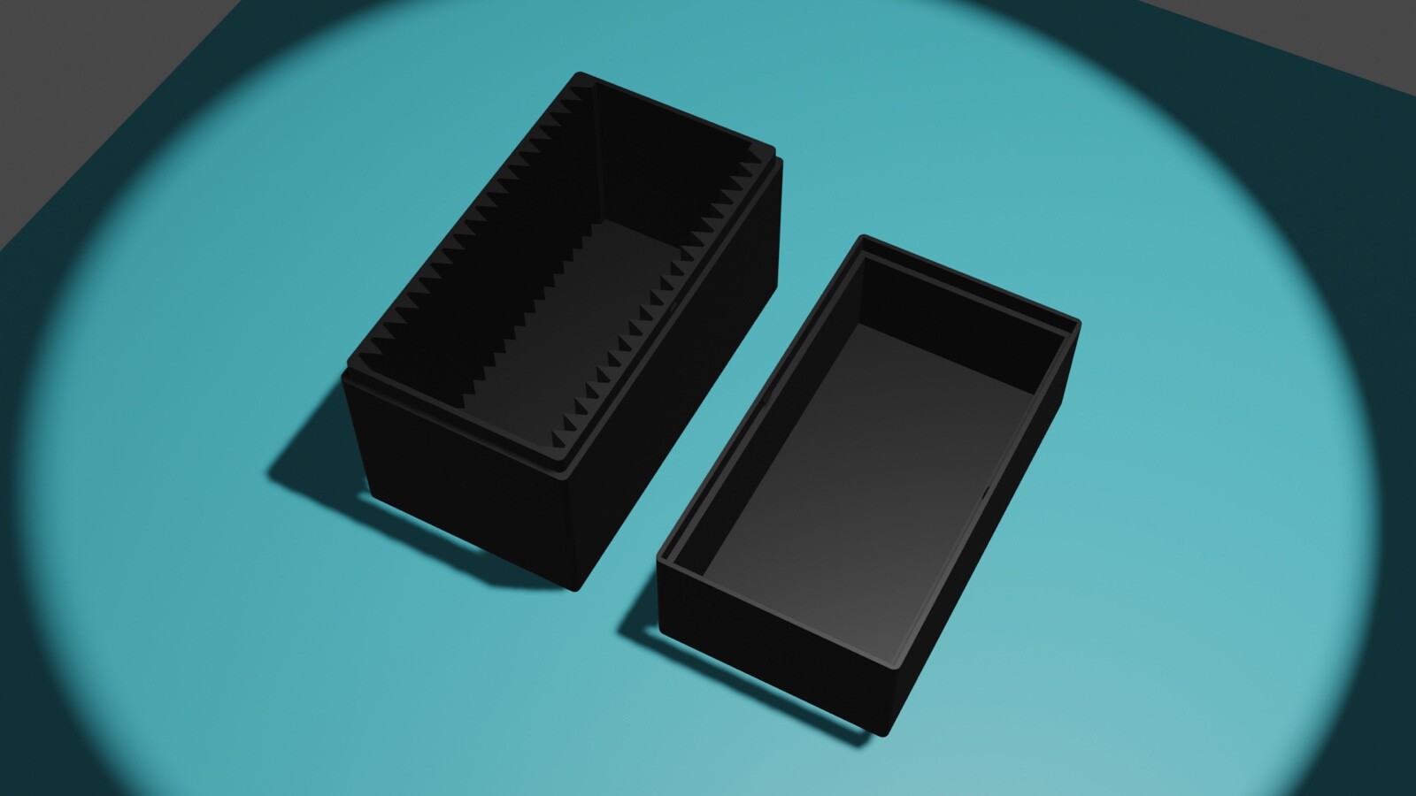 3DP Black Storage Box Holds 20x Royal Mint Precious Metal Assay Cards ...