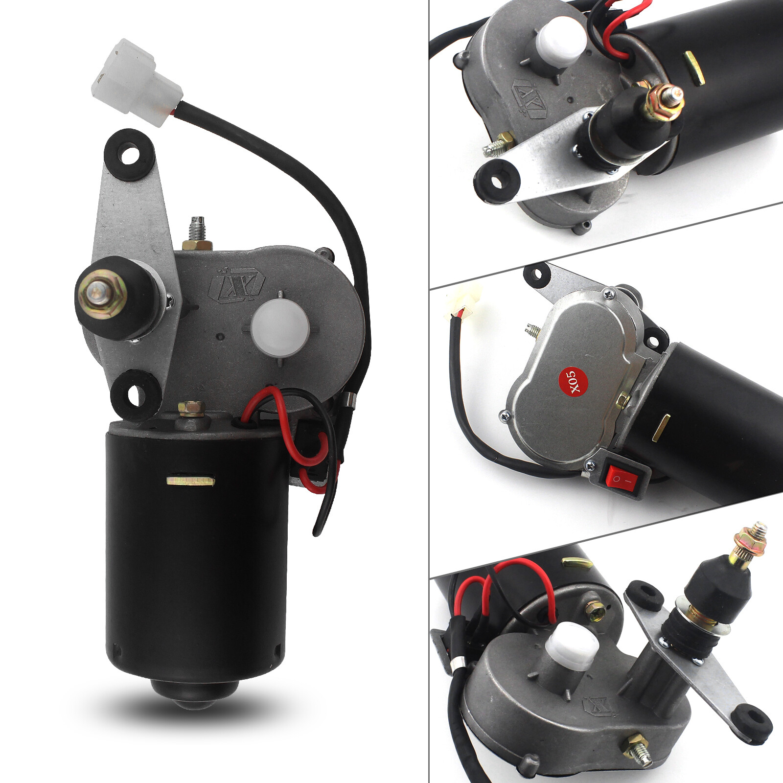 12V Electric Windshield Wiper Motor Kit ATV UTV for Polaris RZR ...