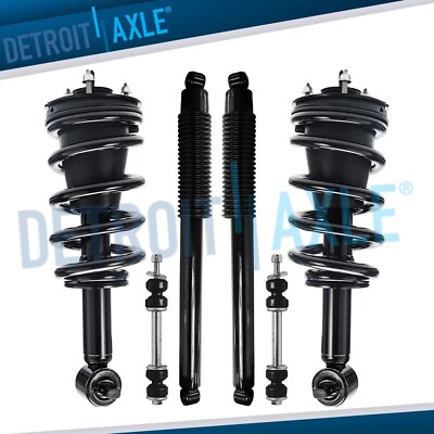 4WD Front Struts Rear Shocks Sway Bars Kit for 2014 - 2018 Silverado ...