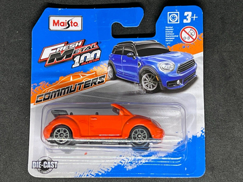Maisto Fresh Metal 100 Collection Commuters Orange Volkswagen New ...