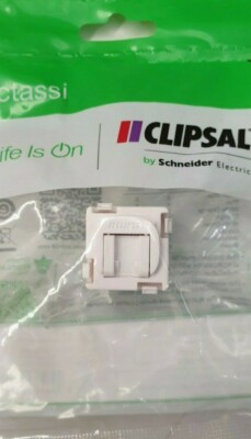 Clipsal 30RJ45SMA6SHC-WE RJ45 Jack Socket Cat6 UTP 30M with Shutter ...