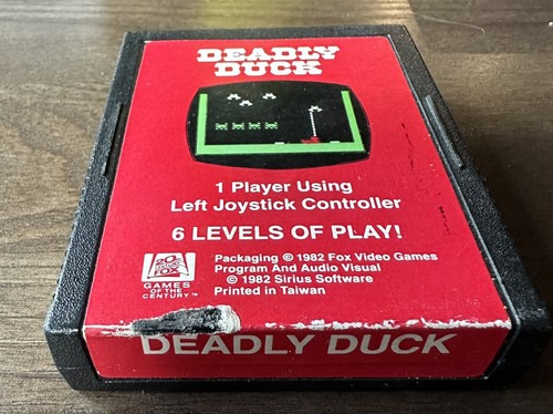 Atari 2600 Game Deadly Duck By 20th Century Fox | eBay