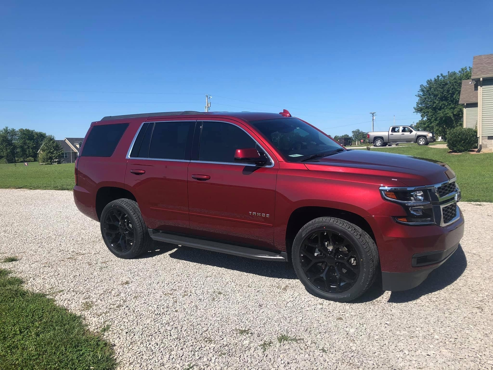 22 inch Gloss Black Snowflake Rims 285/45R22 Tires TPMS Set Fits Sierra ...