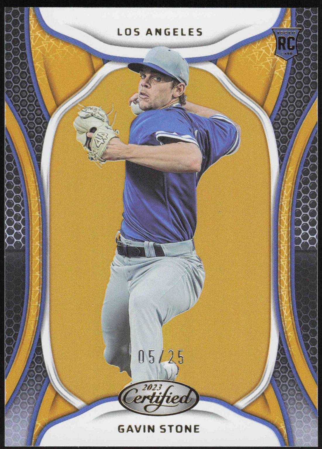 2023 Panini Chronicles - Certified Gavin Stone #42 Mirror Gold /25 (RC ...