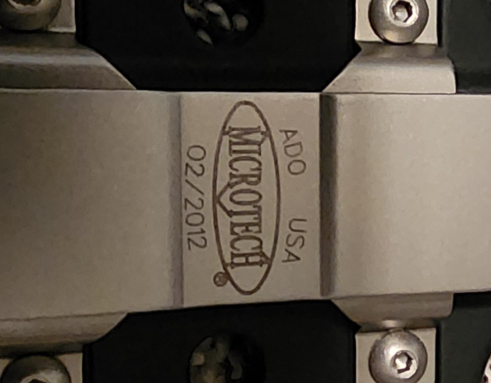 Microtech A.D.O. Knife Fixed Blade Bead Blast Standard 115-17 02/2012 NIB | eBay