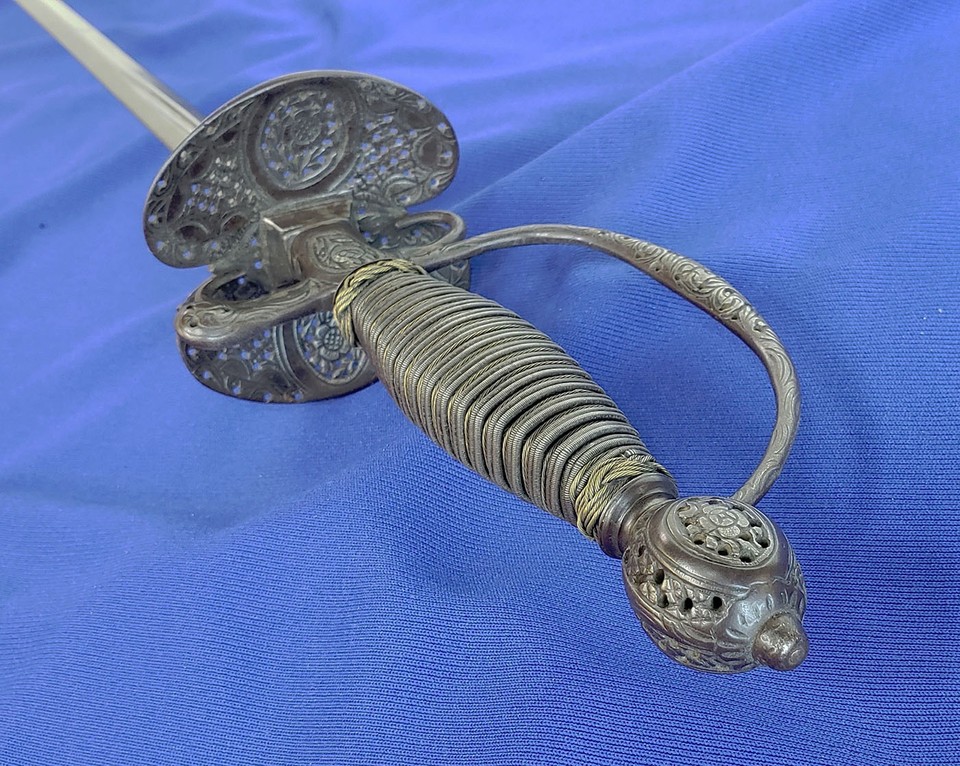 Antique English German European Transitional Rapier SmallSword Iohannes ...
