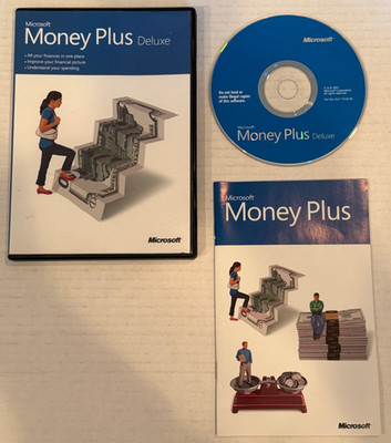 Microsoft MONEY PLUS DELUXE PC CD Software Vista, XP 2007 Complete ...