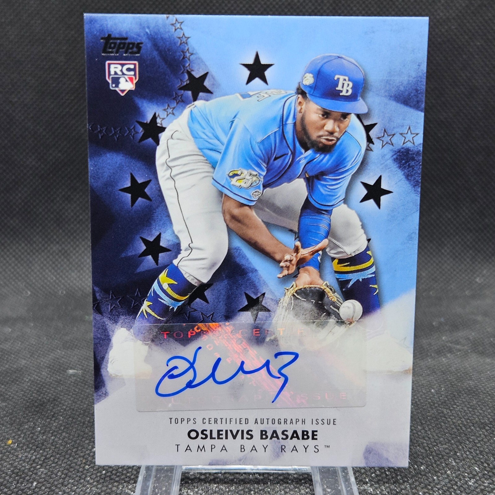 Osleivis Basabe 2024 Topps Series 1 Baseball Stars Rookie Auto Black ...