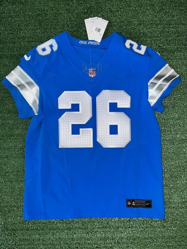 Authentic Jahmyr Gibbs Detroit Lions NFL Nike Vapor FUSE Elite Jersey ...