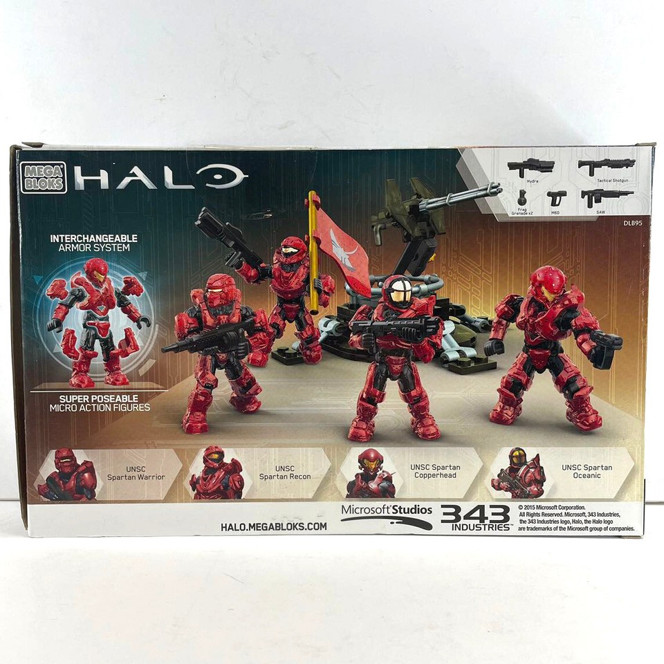 Mega Bloks Halo UNSC Fireteam Stingray 150 Pcs Building Kit Figure Toys ...