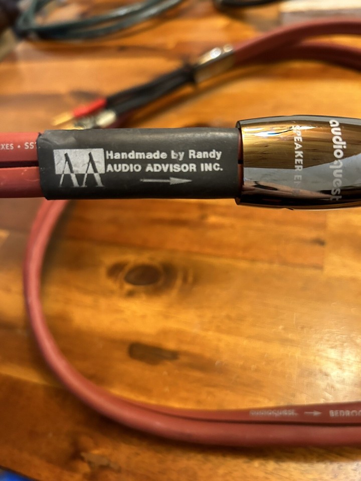 High End audioquest Bedrock Speaker Cable Handmade By Randy Audio ...