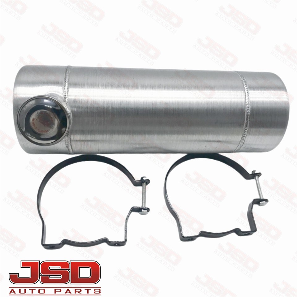 Fuel Tank with Baffle 2 Gallon 6''x18" 1/4'' NPT End Fill Spun Aluminum ...