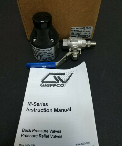 Wanner Engineering Pressure Relief Valve 10-150 PSI Part # 111-106 ...