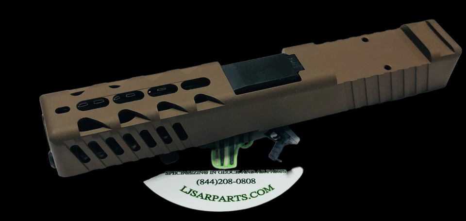 Glock 19 Gen 1- 3 9mm RMR Ready PVD Coyote brown-complete slide-EXTREME ...