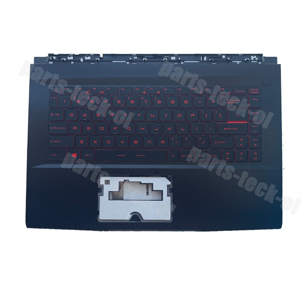 Palmrest Backlit Keyboard for MSI GF65 Thin 9SD 10SD MS-16W1 Single ...