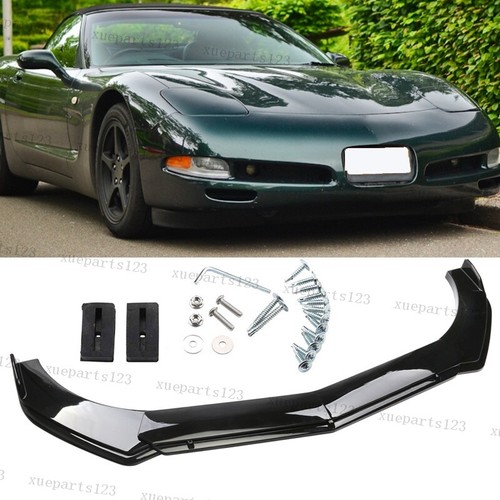 Corvette For C5 C6 Carbon Fiber Front Bumper Lip Splitter Chin Spoiler ...