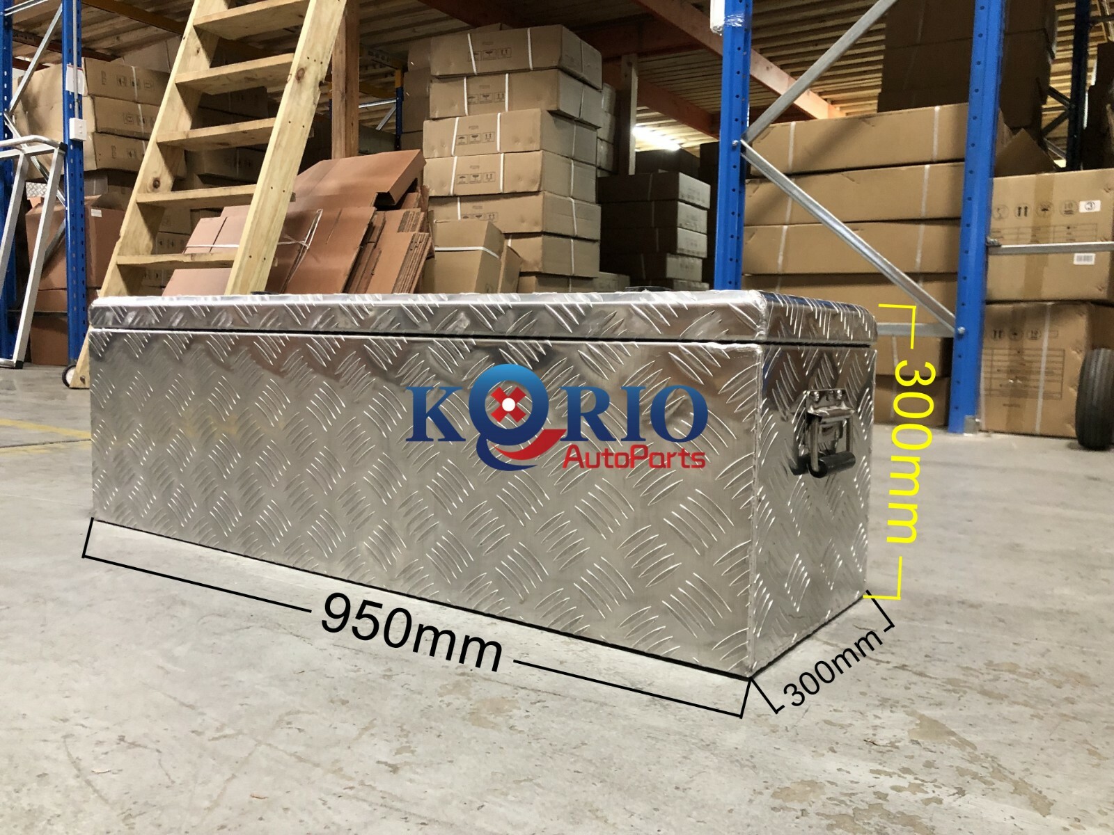 Aluminium Toolbox Top Open Rectangular UTE TRUCK TRAILER Tool Box 950 x ...