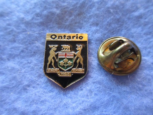 Ontario Coat of Arms Lapel Pin Button | eBay