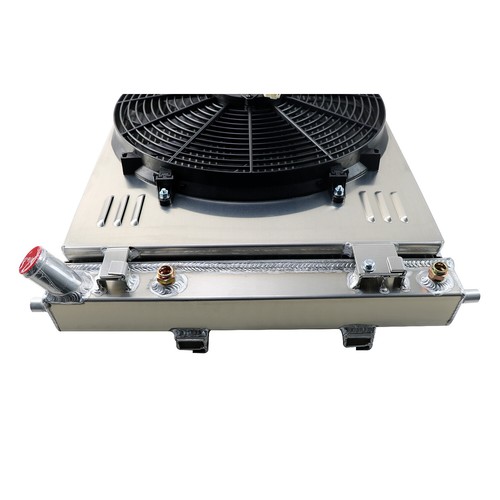 For 2005-2013 Chevy SSR Corvette C6 6.2L 7.0L V8 4 Row Radiator+Shroud ...