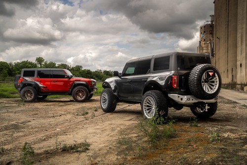 FERRADA FTR9 MACHINED SILVER WHEELS RIMS FOR FORD BRONCO 22X12 -44 ...