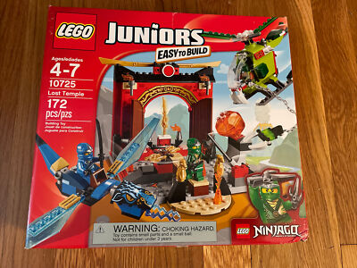 Lego 10725 Juniors Ninjago Lost Temple Easy to Build New Factory Sealed ...