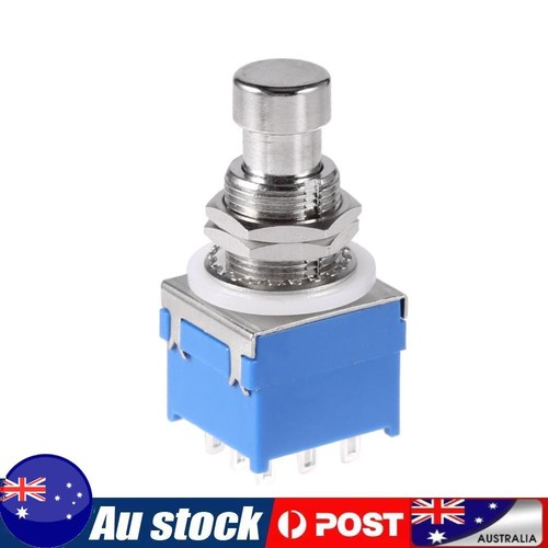 9-Pin 3PDT Guitar Effect Push Button Foot Switch Mini Guitar ...