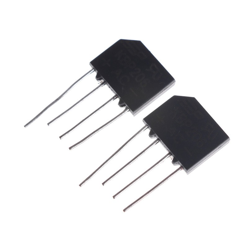 10PCS KBP206 Generic Diode Bridge Rectifier 2A 600V 4PIN DI-b | eBay