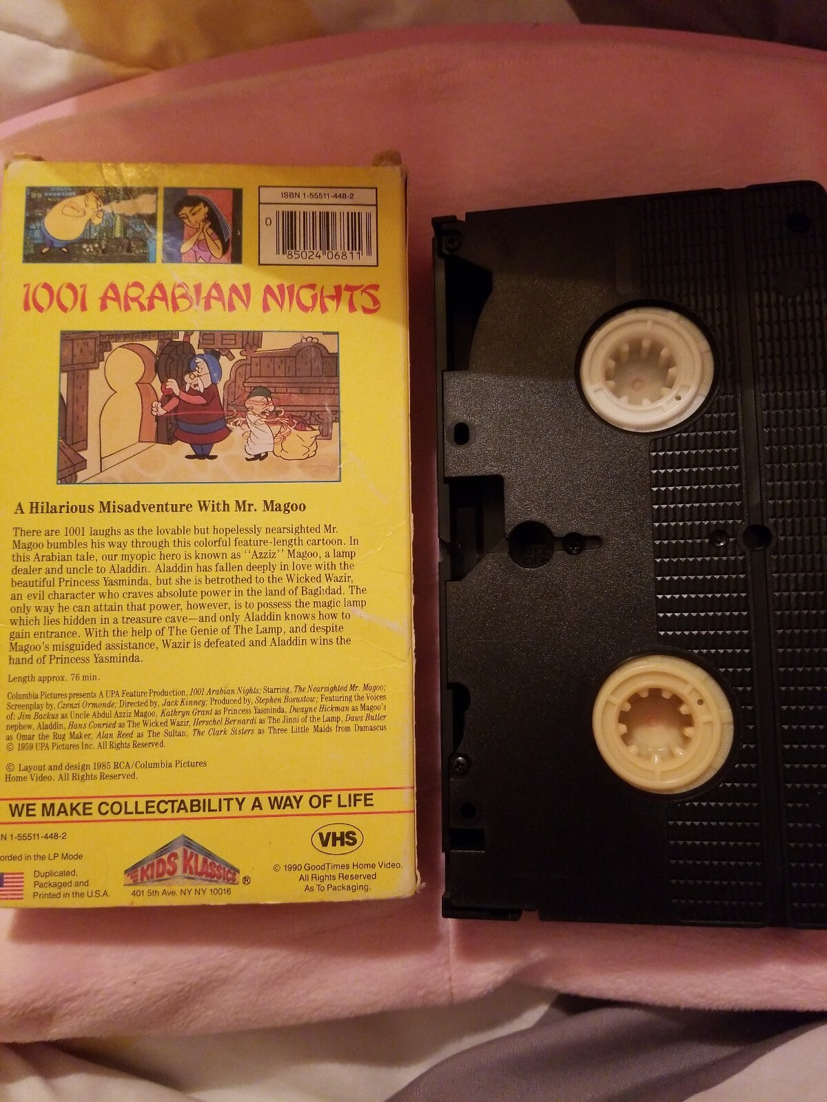 Mr Magoo 1001 Arabian Nights VHS EXTREMELY RARE KIDS KLASSICS SLIP ...