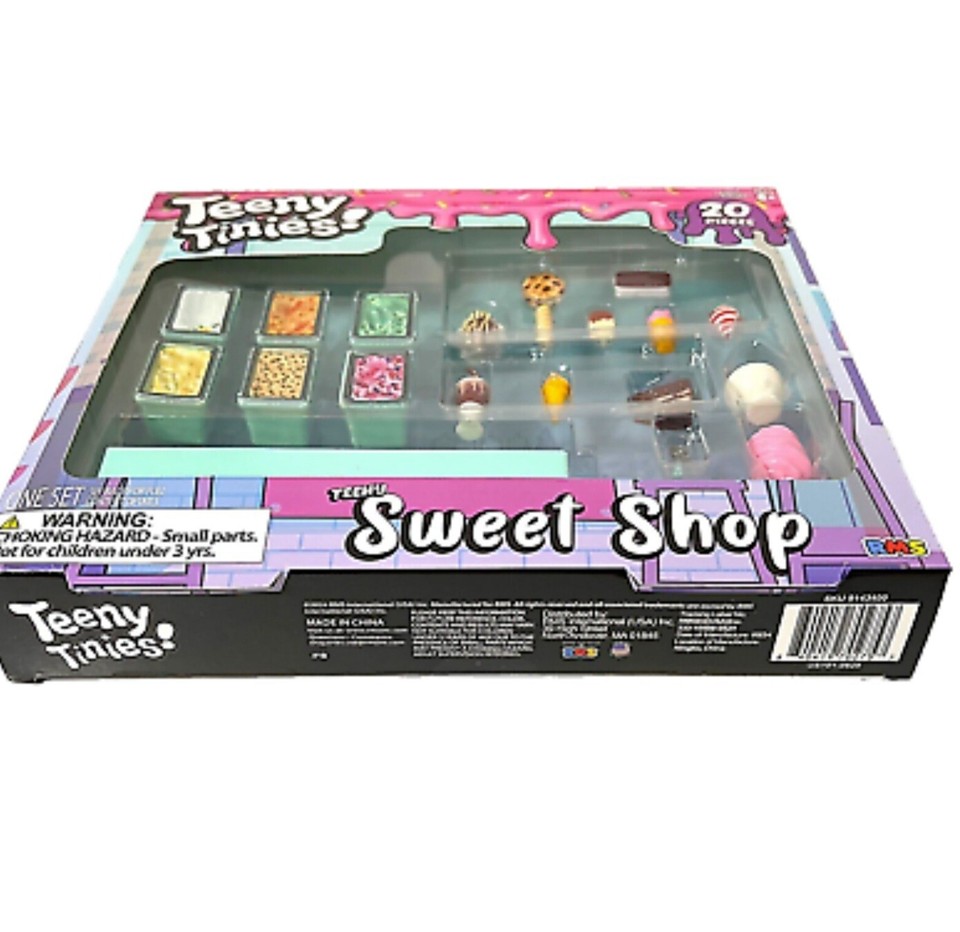 Teeny Tinies TEENY SWEET SHOP Mini Food Playset Toy Doll/Dollhouse ...