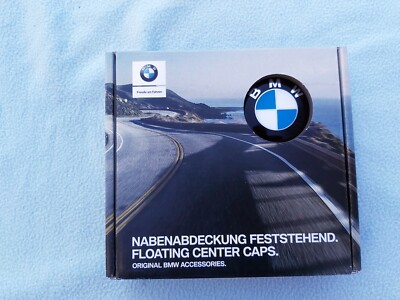 BMW FIXED FLOATING CENTER CAPS, ORIGINAL BMW, BRAND NEW, 56mm ...